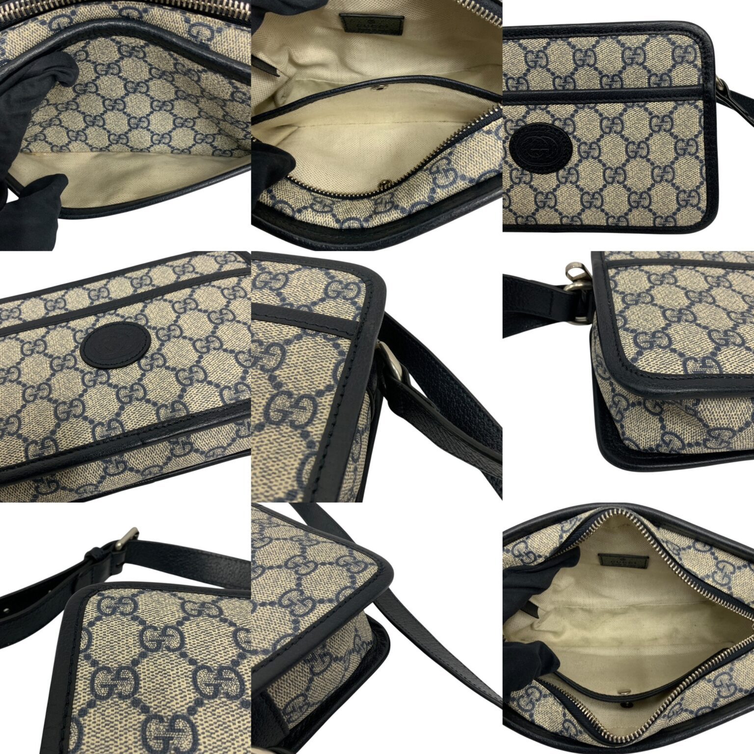 Gucci Interlocking G Patch Camera Bag - Gold House